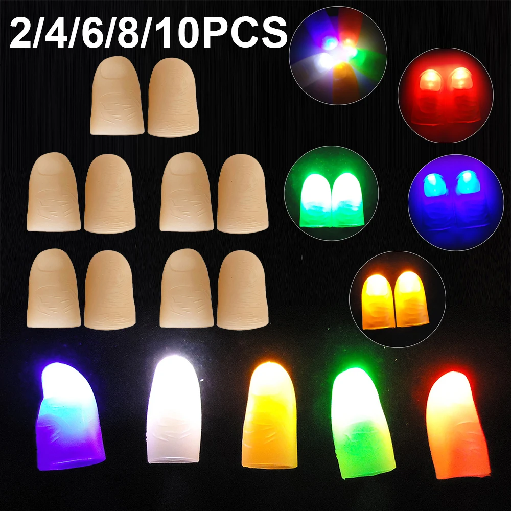 2-10Pcs-Magic-Thumbs-Light-Toys-For-Adult-Magic-Trick-Props-Lamp-Led ...