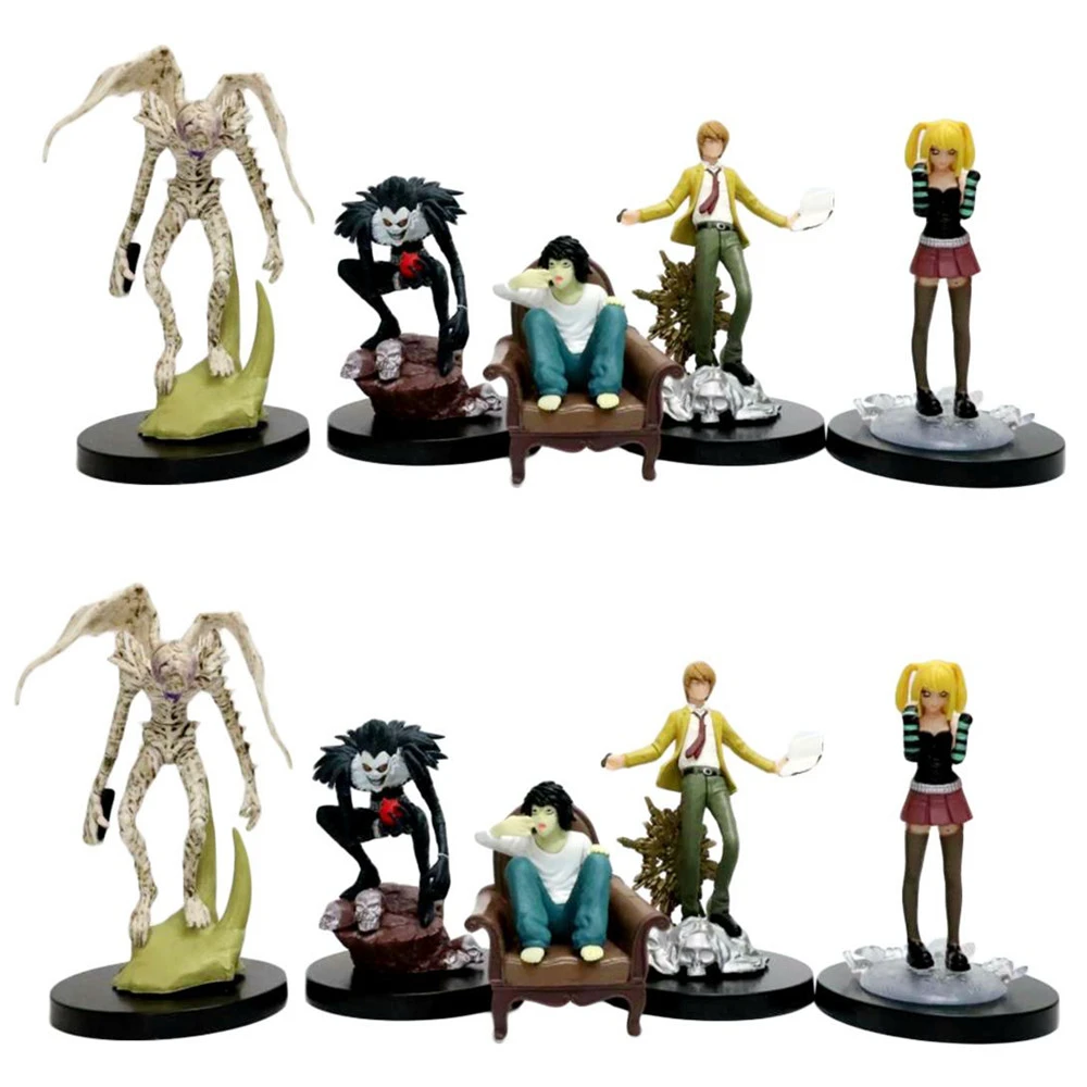 1 pcs Anime Death Note Action Figures 3D Statue Ryuk L·Lawliet Black ...