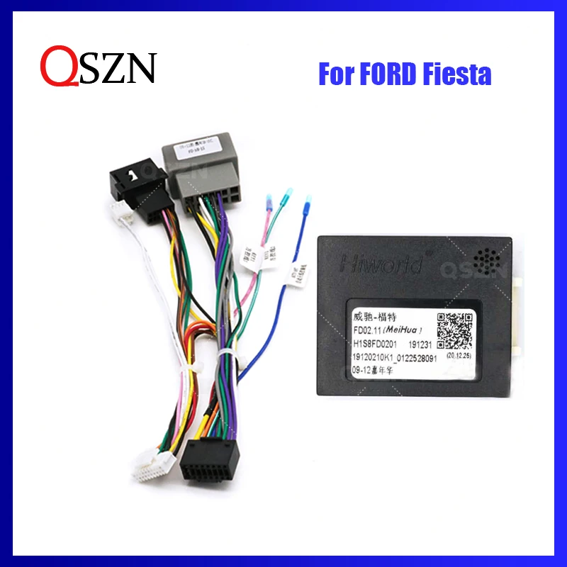 QSZN-adaptador-Hiworld-FD02-para-FORD-Fiesta-2004-2014-2006-2011-Cable ...