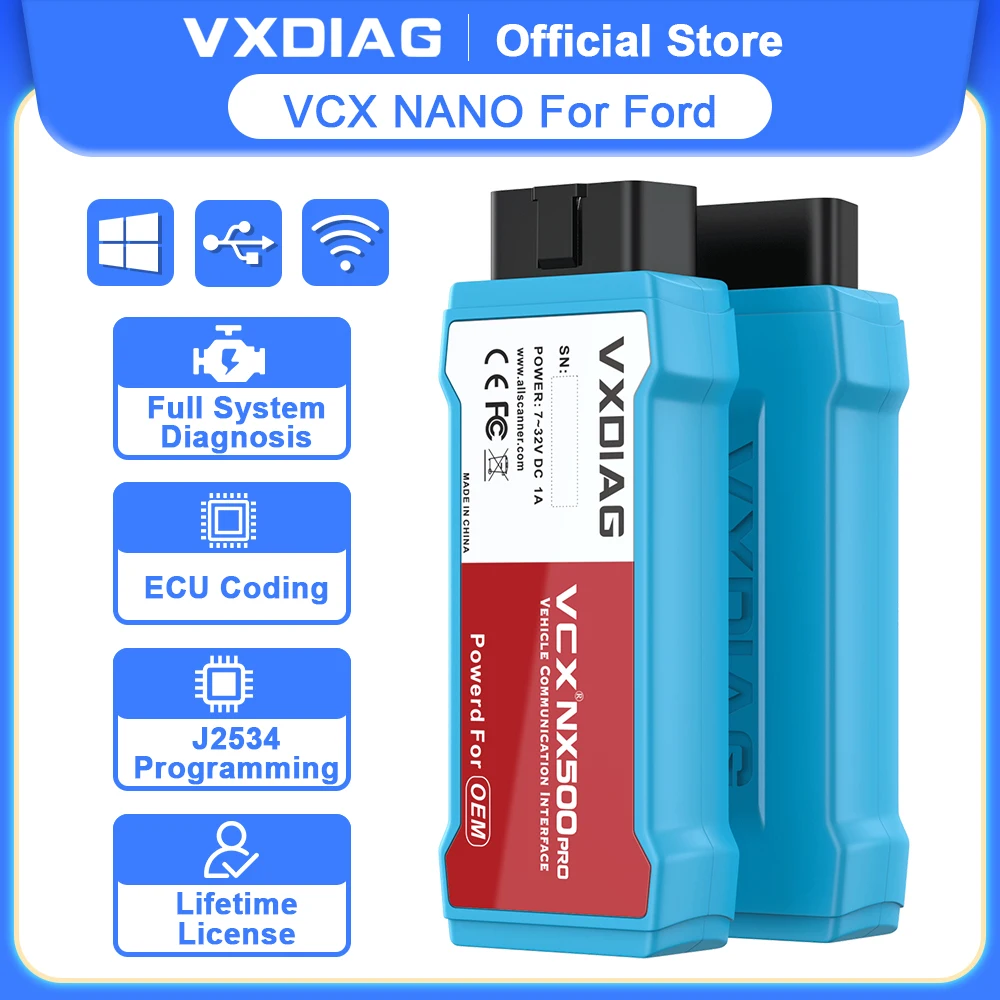 VXDIAG-NANO-NX500-for-Ford-for-Mazda-IDS-V129-VCM-2-in-1-OBD2-Car ...