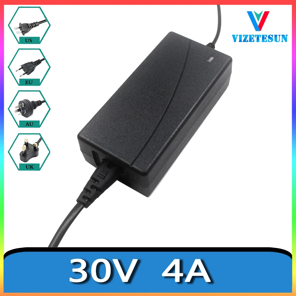 110V 220V To DC 30V Power Adapter 30V 4A DC Stabilized Power Cord ...