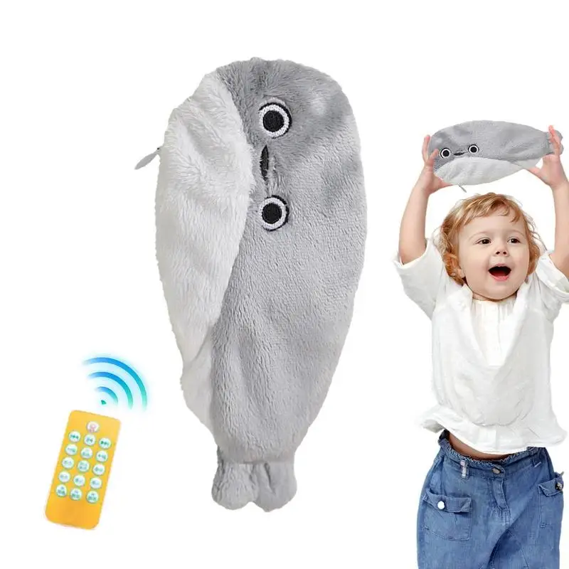 Fish-Soft-Toys-For-Kids-Squeaky-Sacabambaspis-Plush-Toy-Soft-Stuffed ...