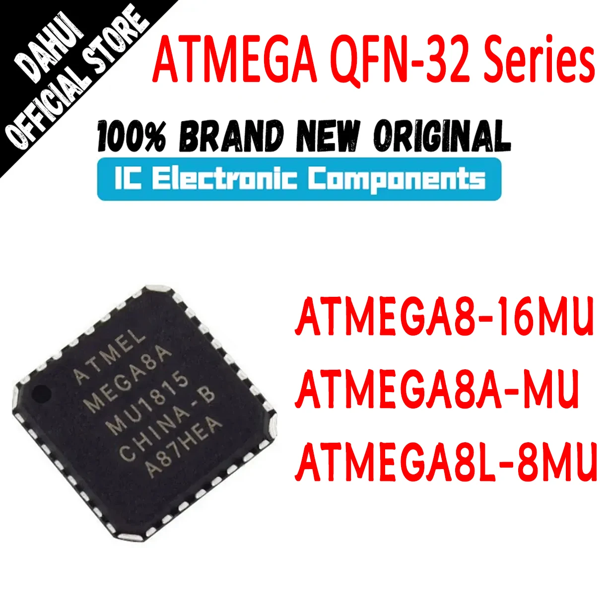 Atmega8 16mu Atmega8a Mu Atmega8l 8mu Atmega8 Atmega8a Atmega8l Atmega Ic Mcu Chip Qfn32 In 2527