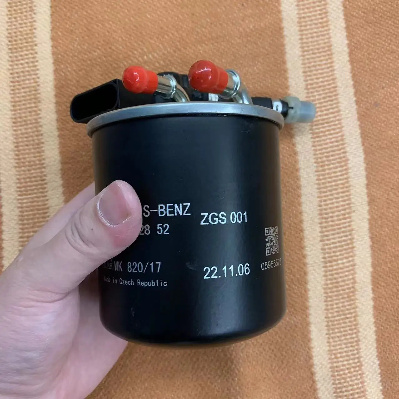 OEM 6510902852,6510901652 인라인 연료 필터 교체, 메르세데스 벤츠 W204 X204 S204 W212 ...