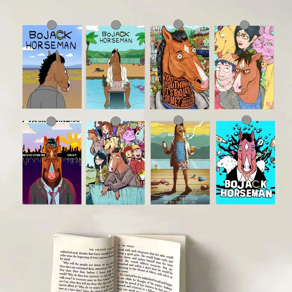 B-BoJack-Funny-H-Horsemans-Anime-Poster-Canvas-HD-Print-Personalized ...