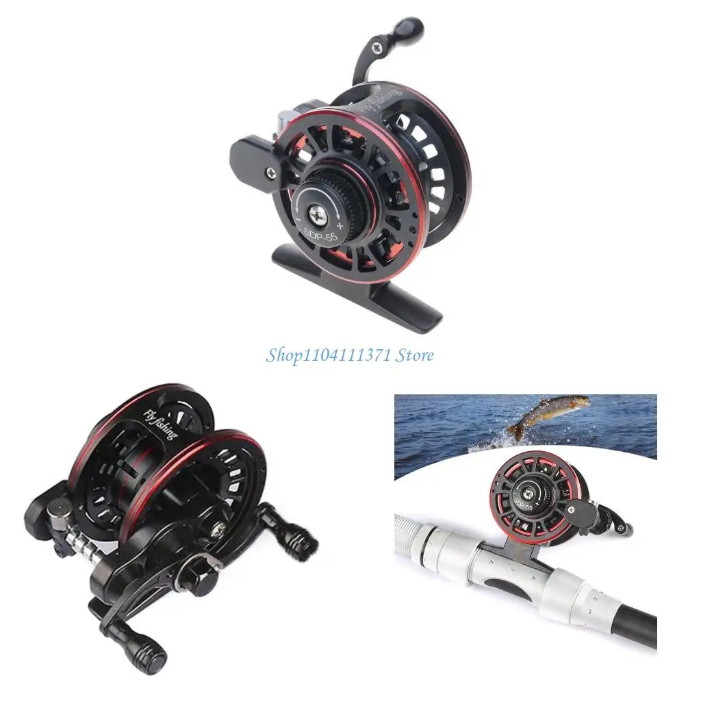 Fly Fishing Reels Fish Line Wheel with Drain Force Driving Cart Reels ...