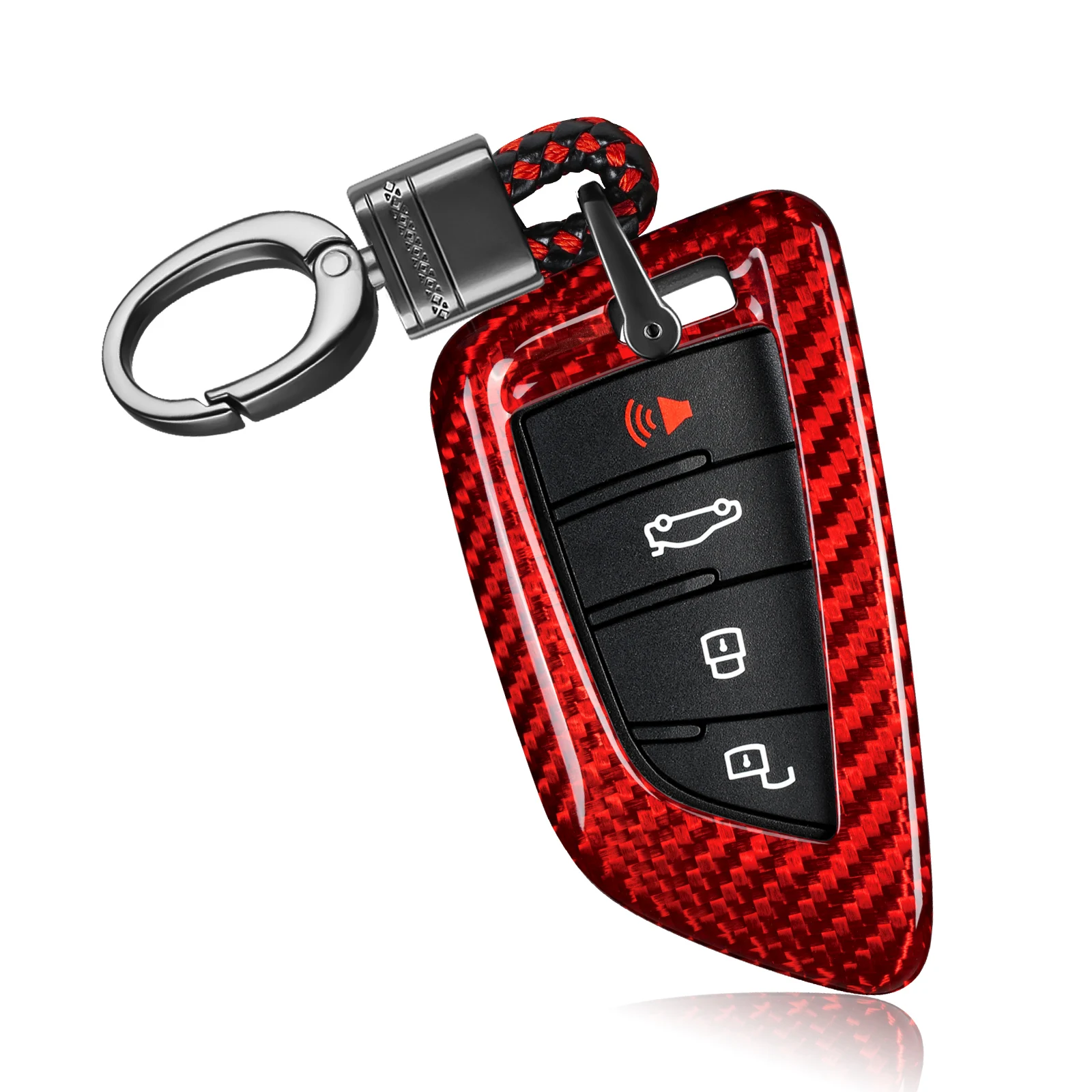 Carbon-Fiber-Key-Fob-Cover-for-Toyota-Supra-GR-A90-A91-MK5-2024-Key ...