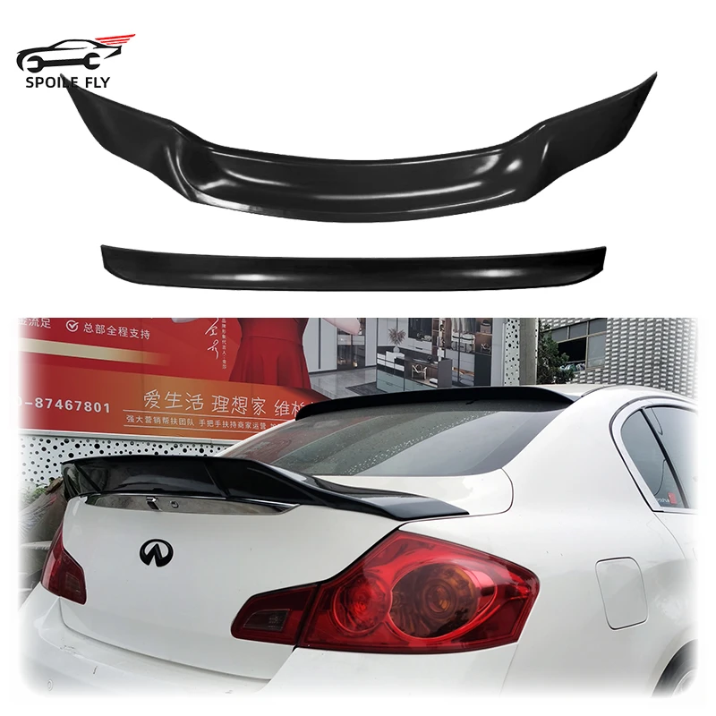 For Infiniti G25 G35 Q40 G37 4 Door Sedan 2007-2015 Glossy Black High ...
