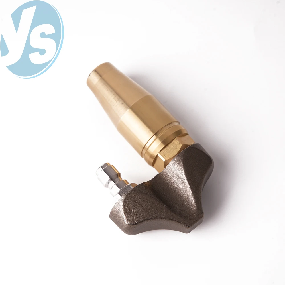 3000 PSI Dual Turbo Reverse Sewer Jetter Nozzle, Stainless Steel ...