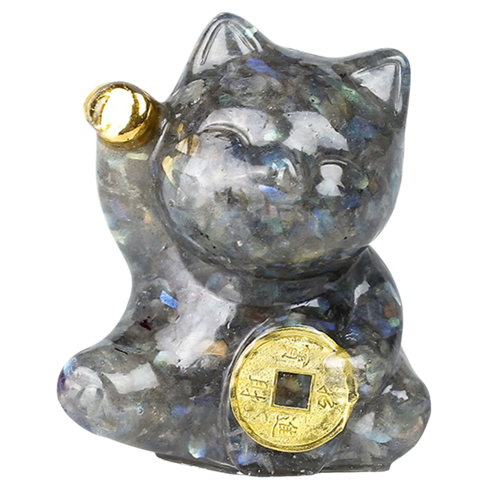 Lucky Cat Figurine Maneki Neko Money Cats Statue Decoration for Wedding ...