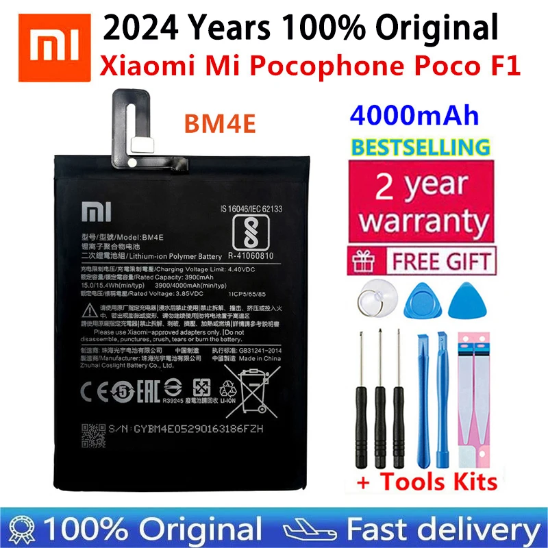 Xiao-Mi-Original-Phone-Battery-BM4E-for-Xiaomi-Mi-Pocophone-Poco-F1 ...