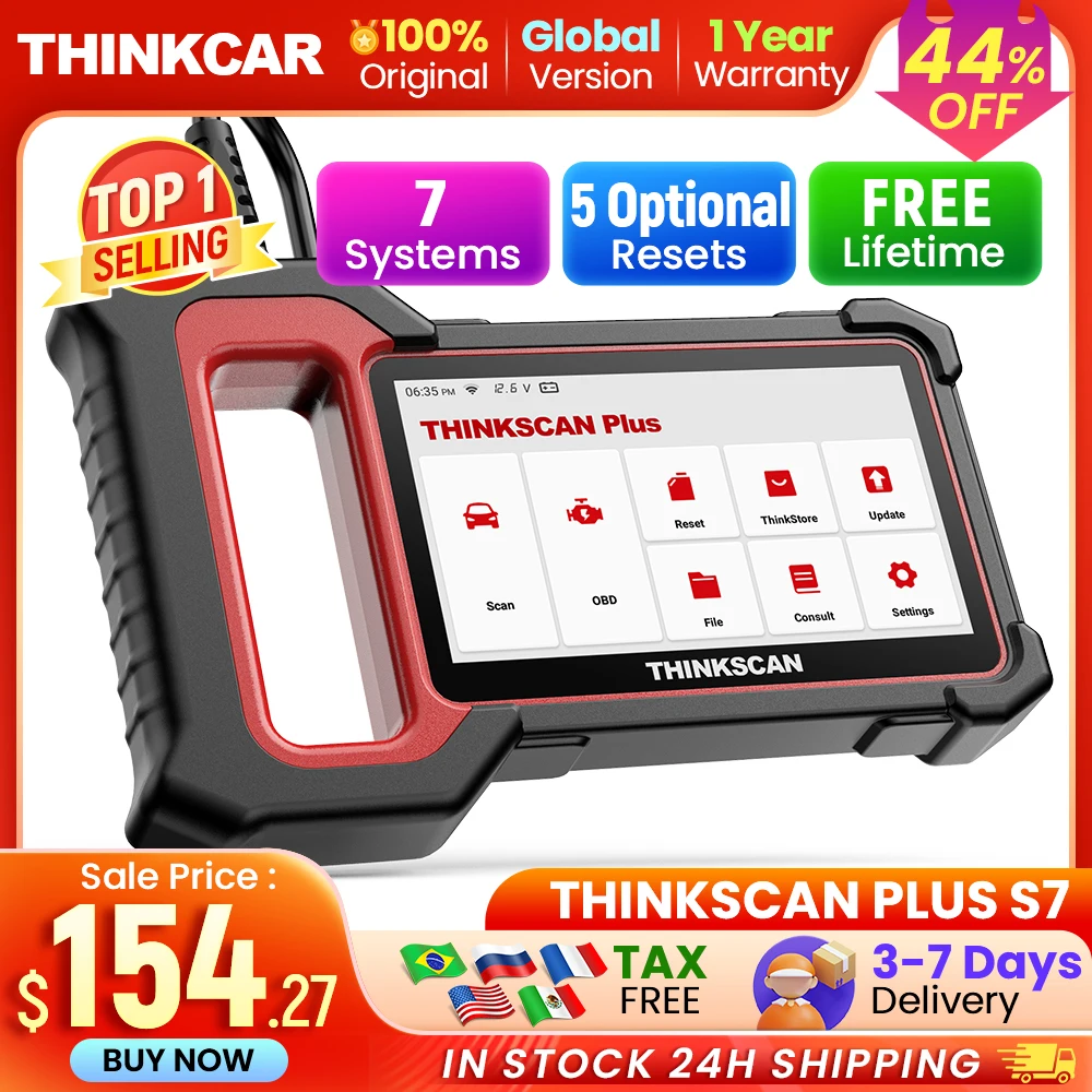 THINKCAR-THINKSCAN-PLUS-S7-Professional-Car-Diagnostic-Tools-Automotive ...