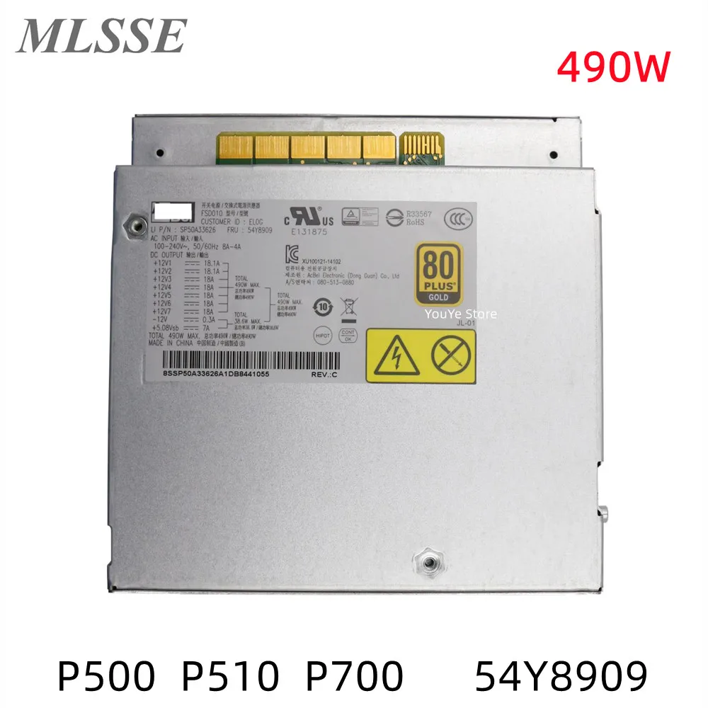 New-Original-PSU-For-Lenovo-P500-P510-P700-490W-54Y8909-Workstation ...