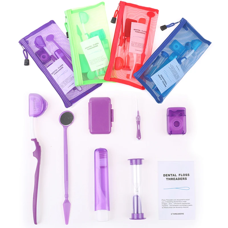 8Pcs-Dental-Teeth-Orthodontic-Kits-Oral-Cleaning-Care-Whitening-Tool ...