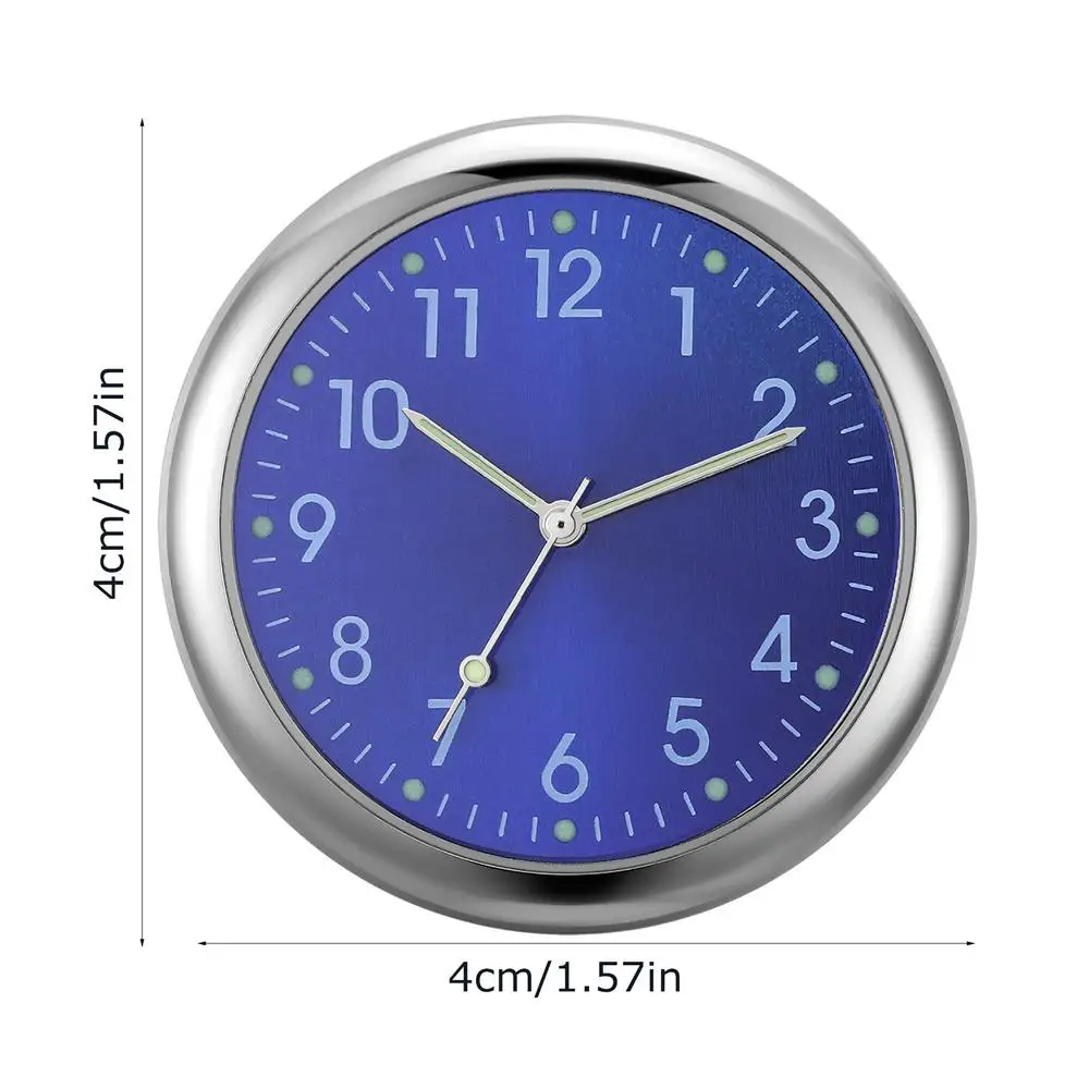 Stick On AUTOMAZE Car Dashboard Car Clock Analog Quartz Clock With Vent ...