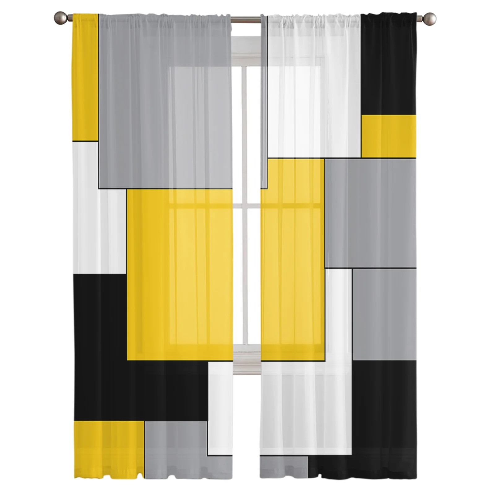 Abstract Design Curtains | Free Global Delivery