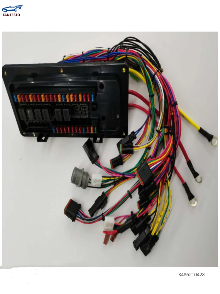 For-Harness-of-Excavator-CAT-312C-320C-Yuan-C-Direct-Injection-Fuse-Box ...