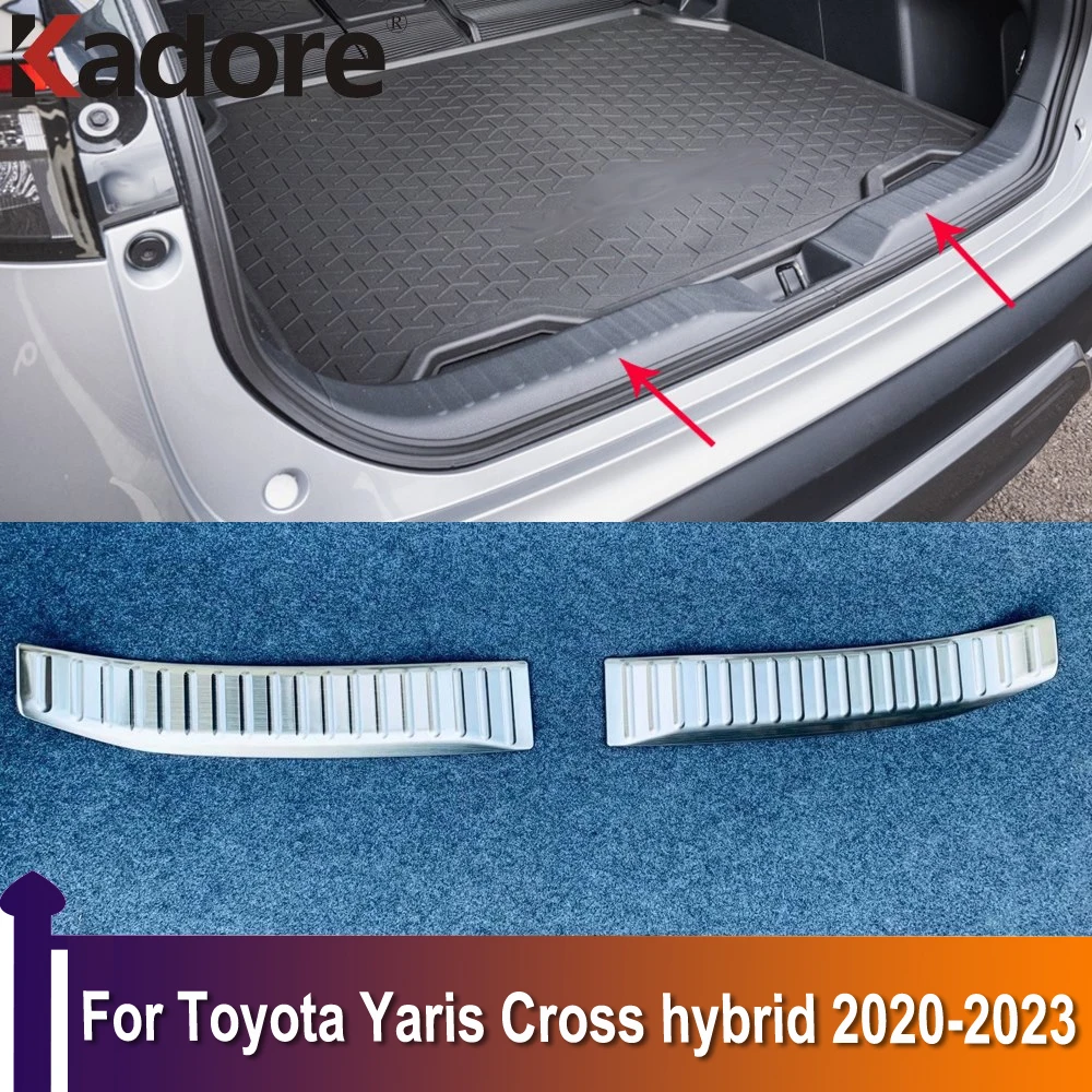 For-Toyota-Yaris-Cross-hybrid-2020-2022-2023-Interior-Rear-Bumper-Sill ...