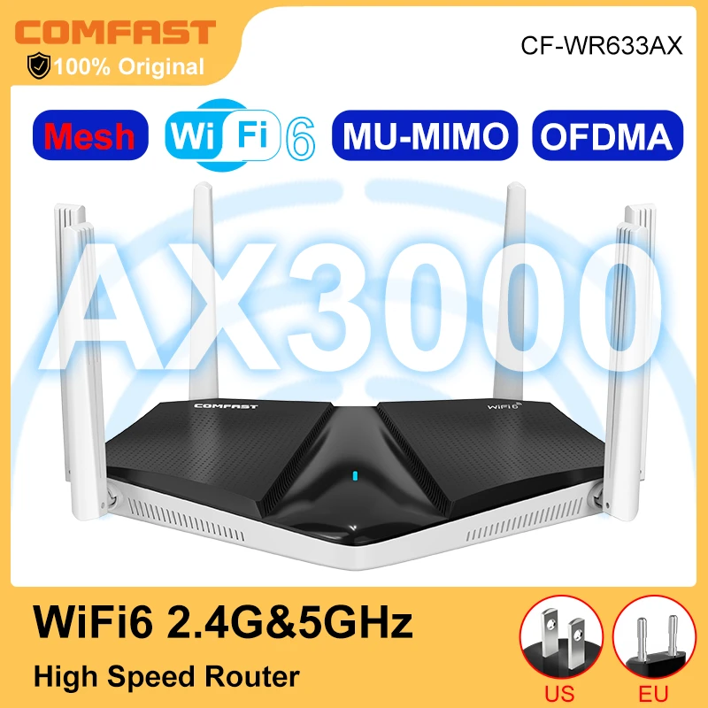 AX3000-Wifi-6-Mesh-WIFI-Gigabit-Router-2-4G-5GHz-Dual-Band-WIFI6 ...