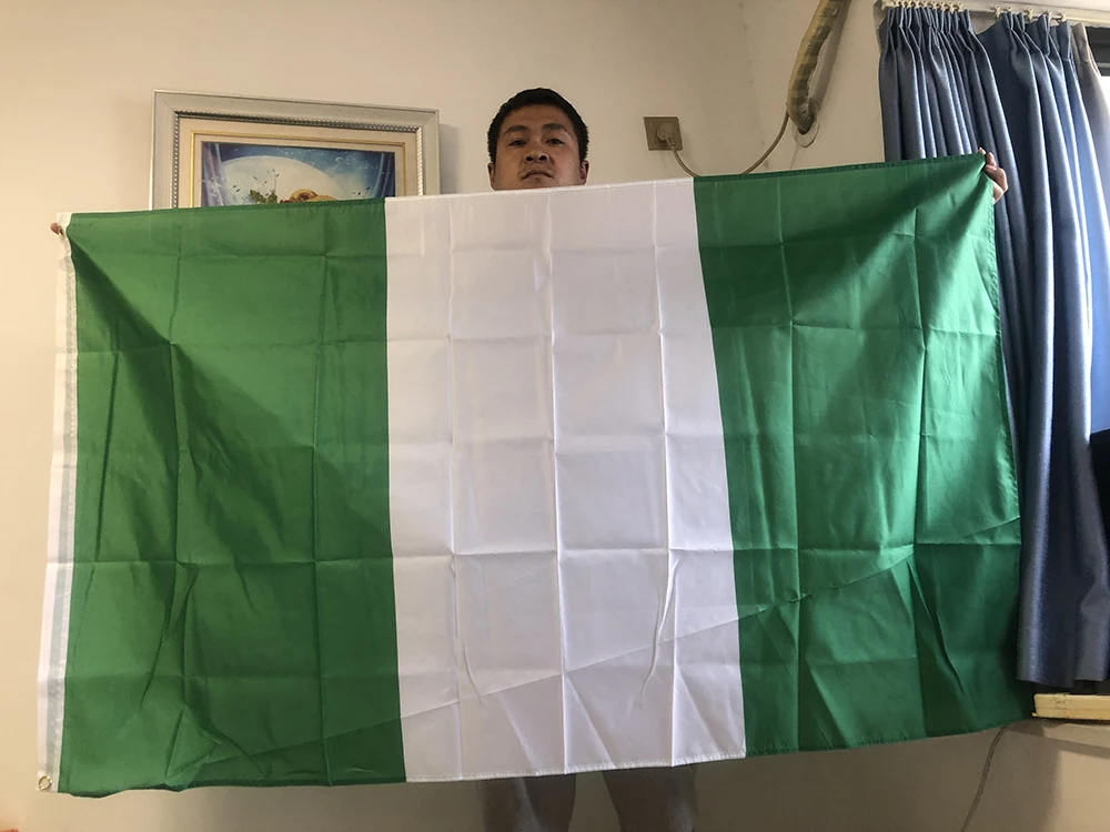 SKY-FLAG-Free-shipping-Nigeria-national-Flag-90x150cm-green-white-NGA ...