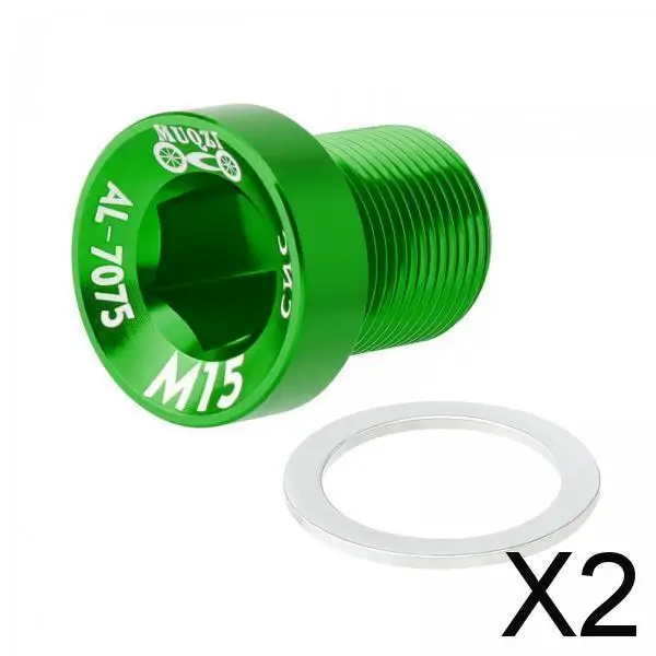 2x-Crankset-Arm-Bolt-Aluminum-Alloy-Crank-Arm-Screws-Crank-Fixing-Bolt ...