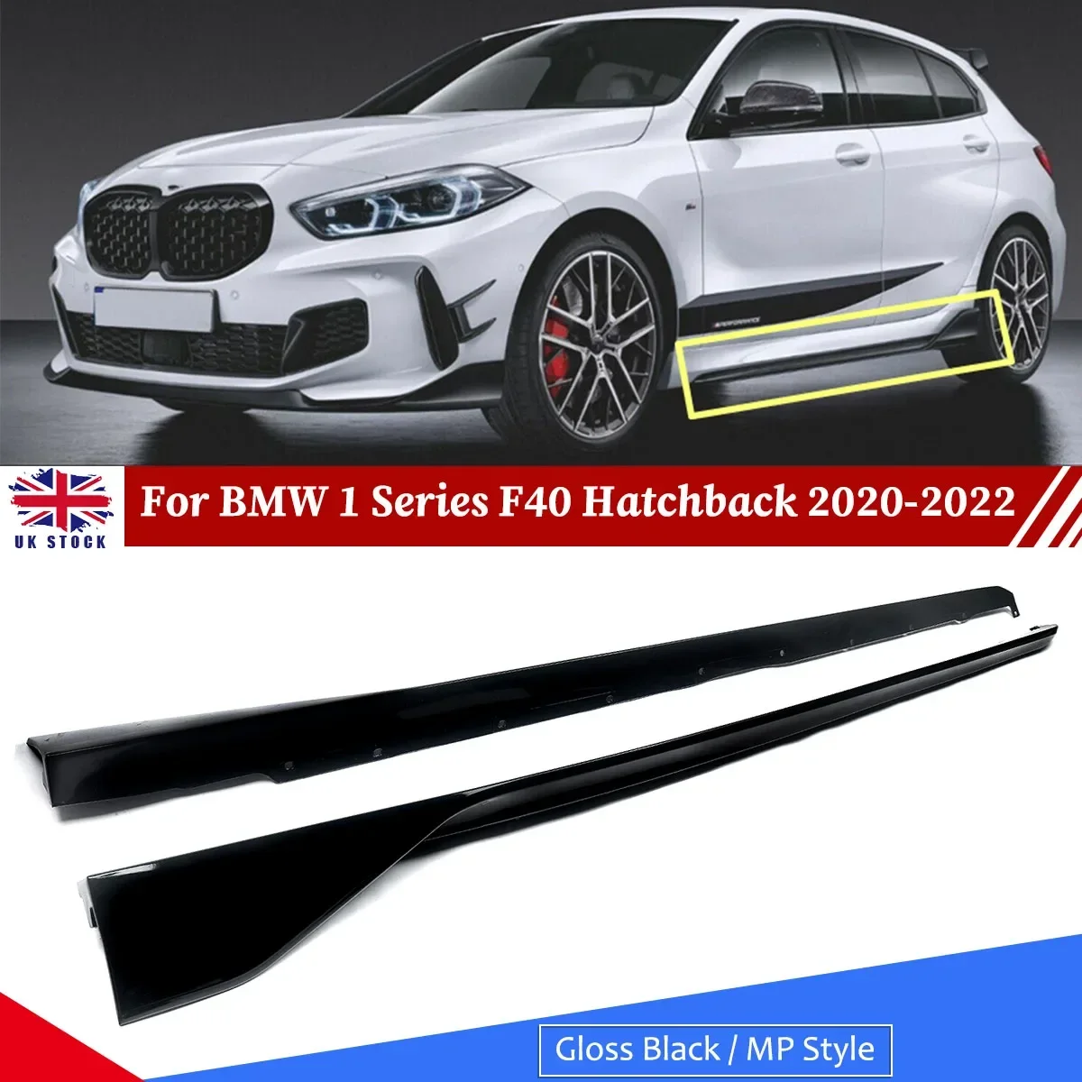 For BMW 1 Series F40 Hatchback 2020 2021 2022 Side Skirts Extension ...