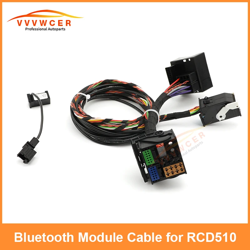 Bluetooth-compatible-RCD510-RNS510-Plug-Play-Wire-Harness-Cables-MIC ...