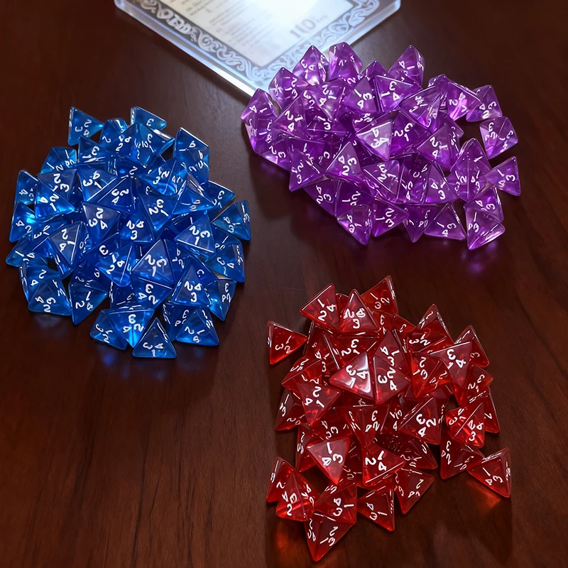 Pack Mini Transparent D4 Dice Healing Potion Themed Polyhedral Dice for ...