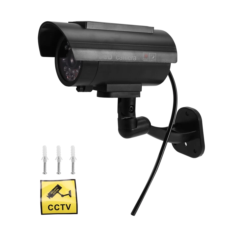Simulation-Solar-Camera-Outdoor-Surveillance-Simulation-Fake-Camera ...