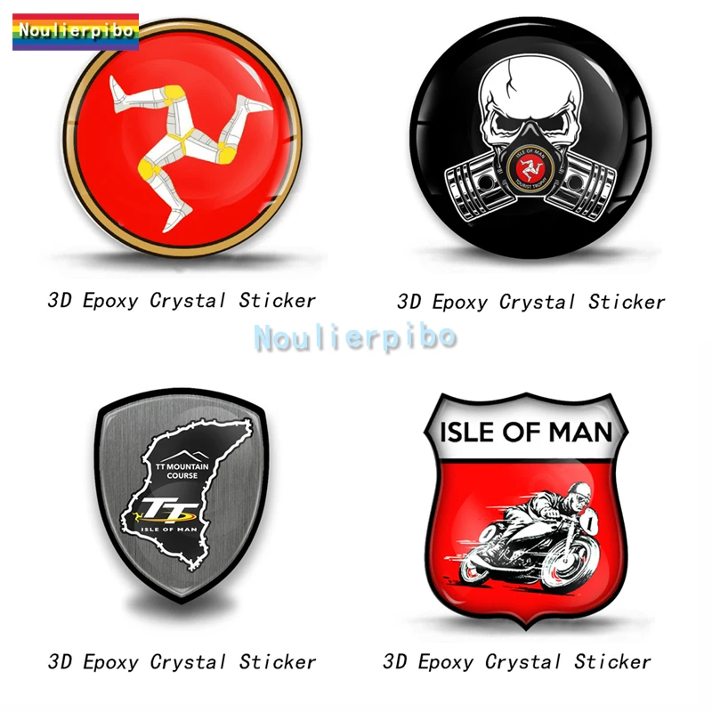 3D Epoxy Sticker Silicone Die Cut Dome Tt Tourist Trophy Vinyl Stereo ...