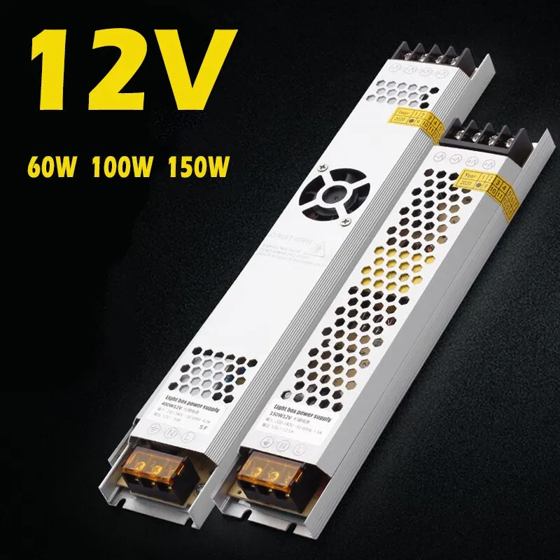 Lighting-Transformer-DC-12V-Power-Supply-Adapter-5A-12A-LED-Strip ...