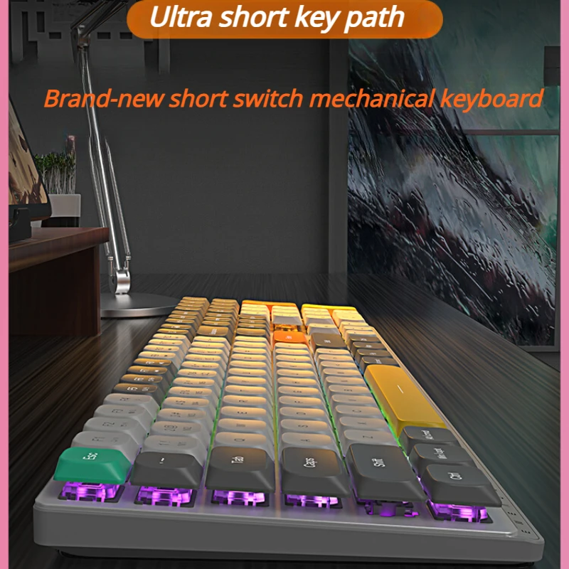 ECHOME-Ultra-Thin-Wireless-Mechanical-Keyboard-Slim-Compact-110-Key ...