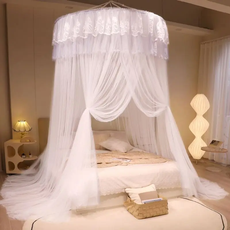 Household-Floor-To-Ceiling-Circular-Mosquito-Net-Princess-Style ...