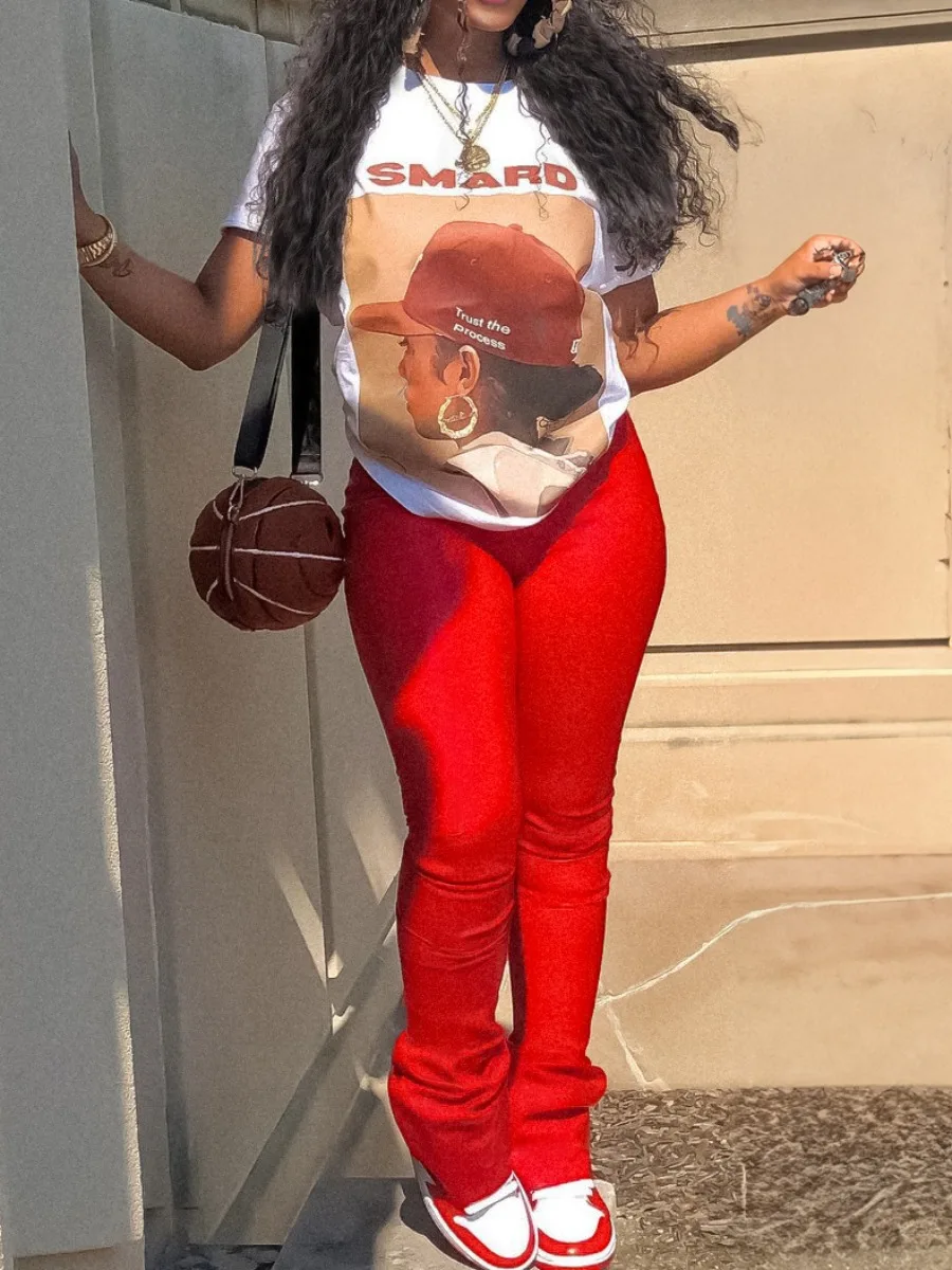 LW-2023-Autumn-Casual-Women-Two-Piece-Outfit-Y2K-Clothing-Short-Sleeve ...