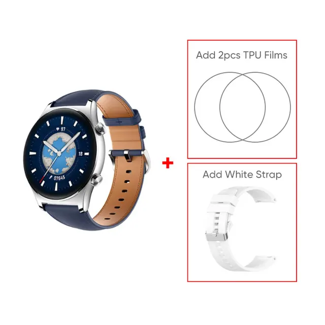 HONOR Watch GS 3 Global Version 3D-Curved Glass SmartWatch GS3 1.43 ...