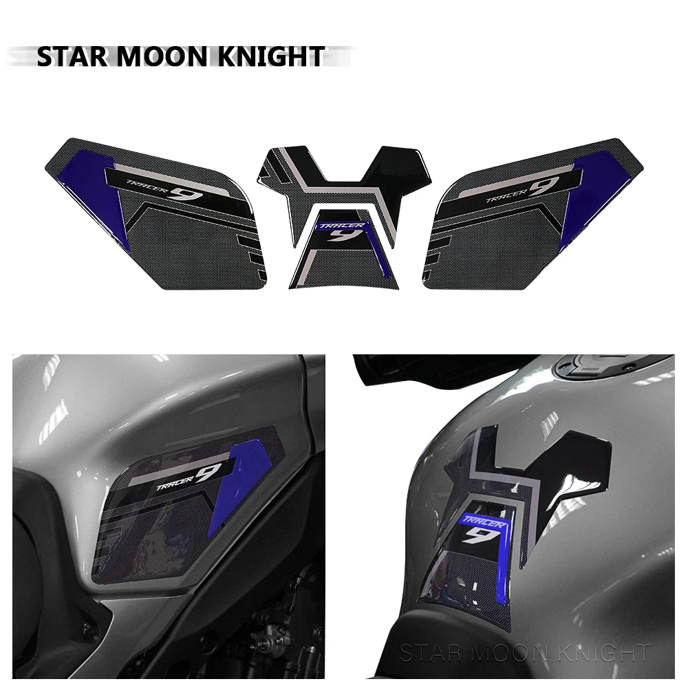 For Yamaha Tracer 9 Tracer9 GT 2021 2022 - Motorcycle Tankpad Sticker ...