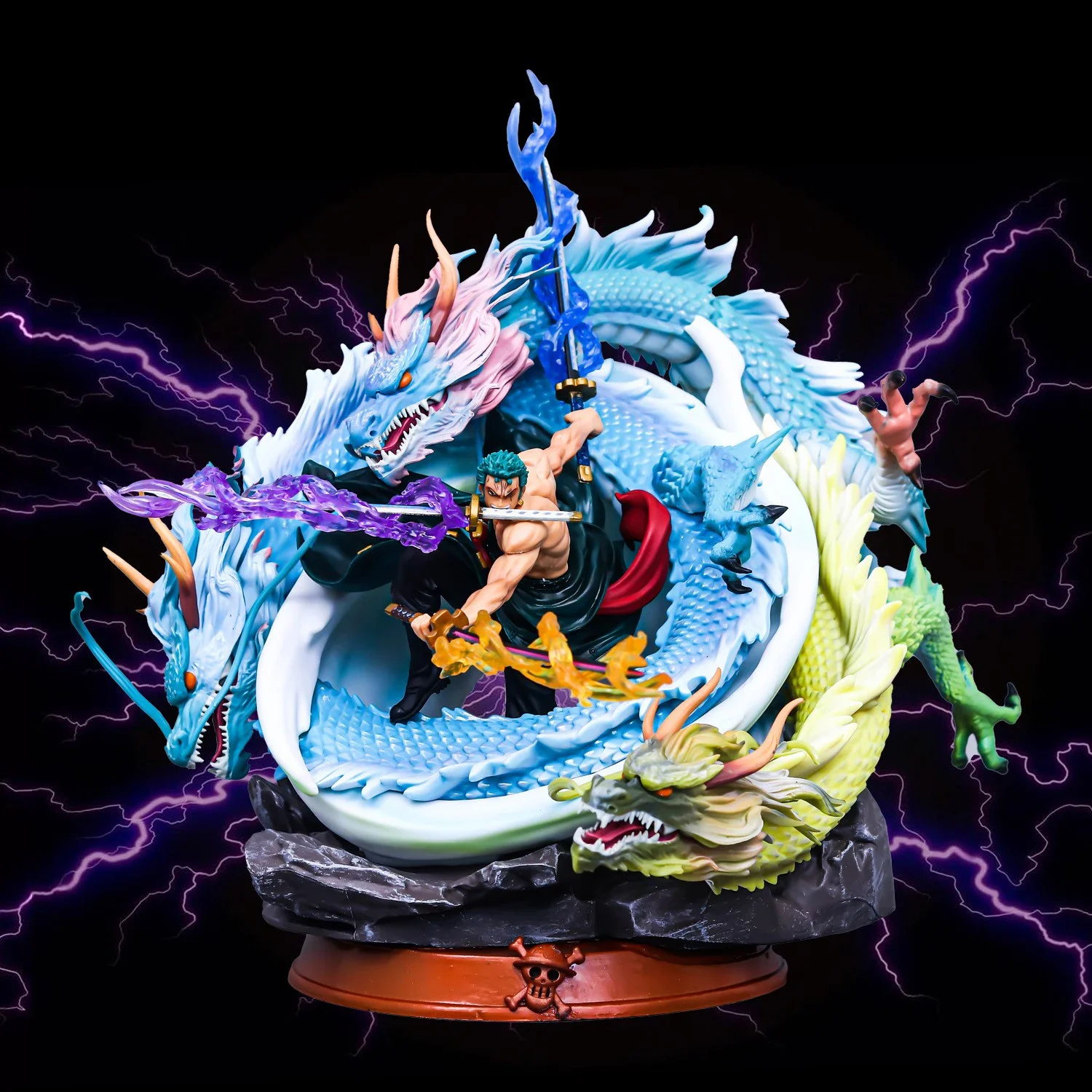 One Piece Roronoa Zoro 35cm Figure Super Big Figures Tatsu Maki Gk ...