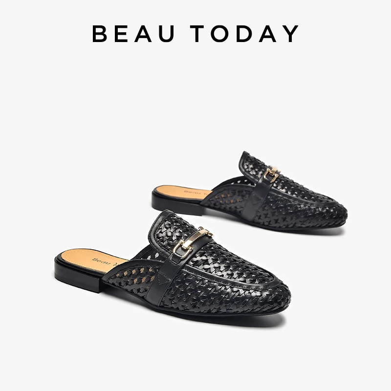BEAUTODAY-Fashion-Mules-Women-Cow-Leather-Outdoor-Modern-Slippers-Flat ...