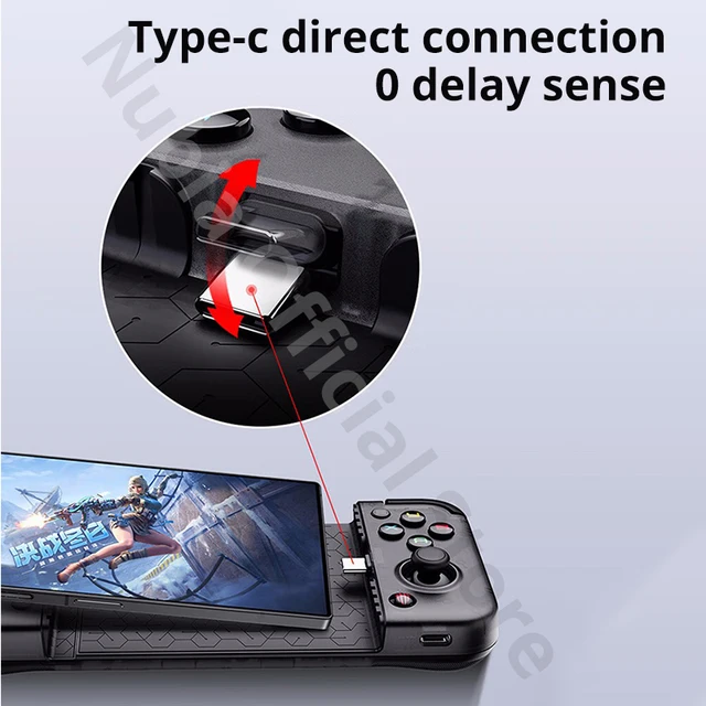 Redmagic shadow blade gamepad for Redmagic 8 Pro+ Textured soft rubber ...