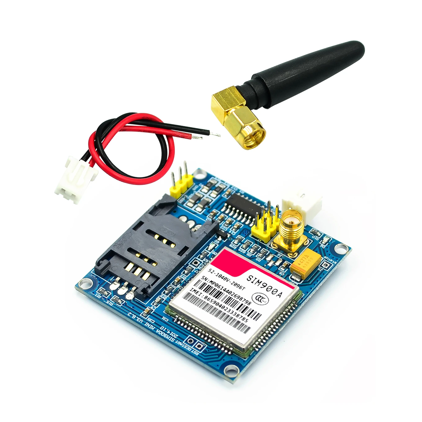 Sim900a V4.0 Kit Wireless Extension Module Gsm Gprs Board Antenna ...