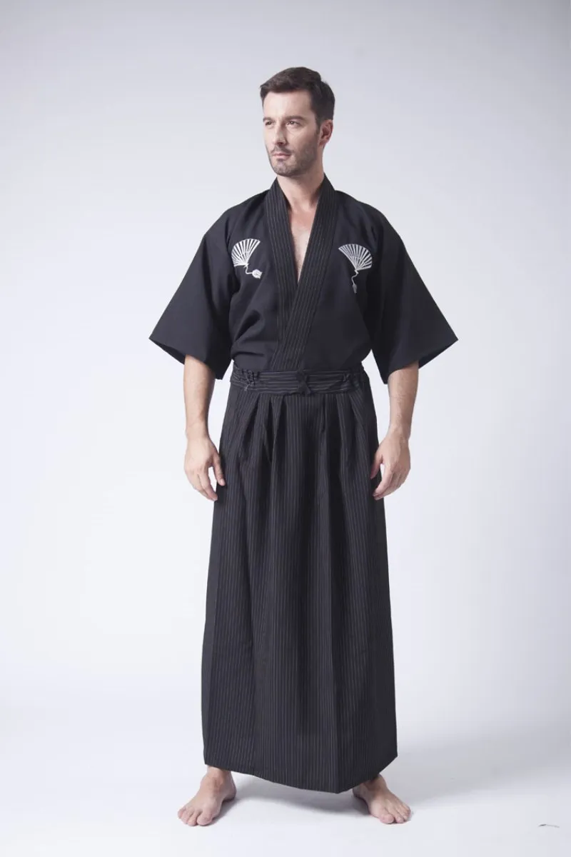 Classic Japanese Samurai Kimono Stage Performance Studio Formal Dress ...