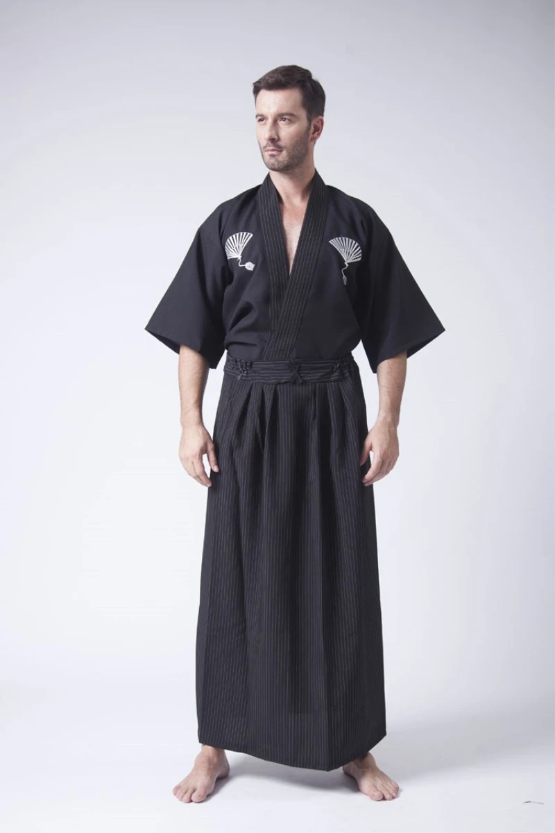 Classic Japanese Samurai Kimono Stage Performance Studio Formal Dress ...