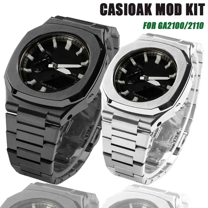 Nautilus-Style-For-Casioak-GA2100-Luxury-Refit-Mod-Kit-Set-For-G-shock ...
