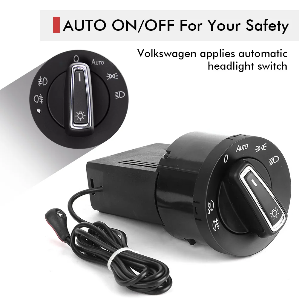 Auto-Headlight-Lamp-Control-Switch-Light-Sensor-Module-Fit-for-VW-Golf ...