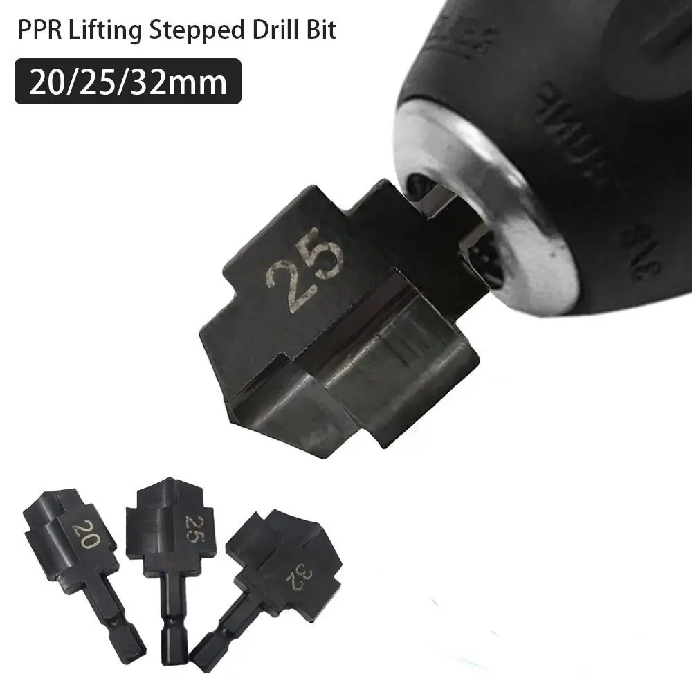 1-3Pcs-PPR-Lifting-Stepped-Drill-Bit-20-25-32mm-Water-Pipe-Expansion ...