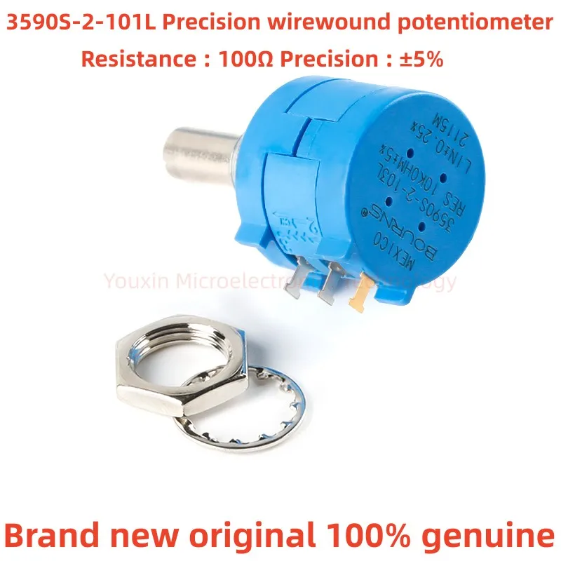 Original-3590S-2-101L-3590S-2-101-100-5-50ppm-3590-precision-multi-turn ...