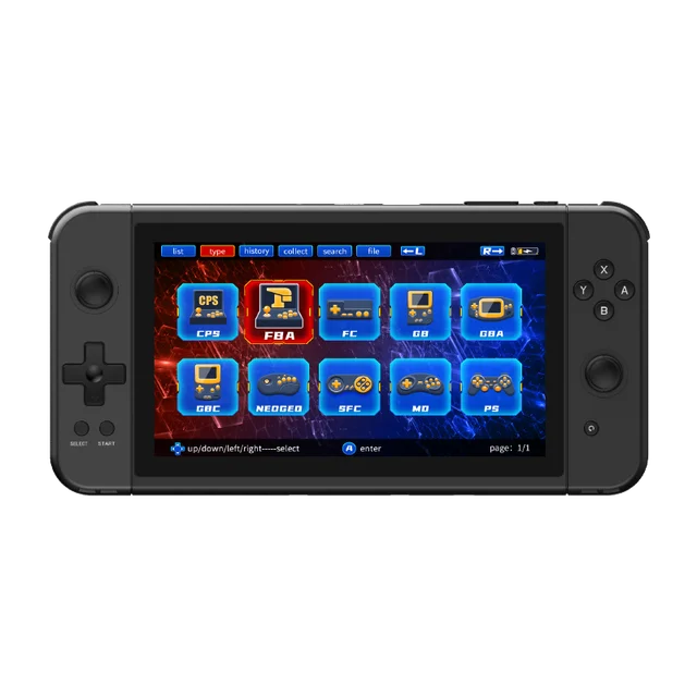 New POWKIDDY X70 Handheld Game console 7 inch HD Screen Retro Game ...
