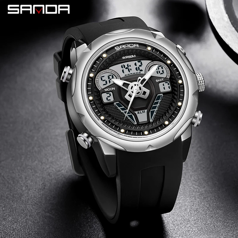 SANDA-9022-Men-s-Multifunctional-Outdoor-Waterproof-Electronic-Watches ...