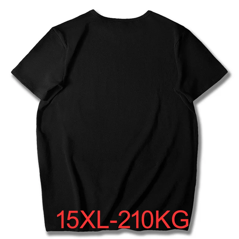 Summer men Oversized t-shirt Bust 186cm 15XL 14XL 13XL 12XL 11XL 10XL 9XL 8XL Weight 110KG-210KG ...