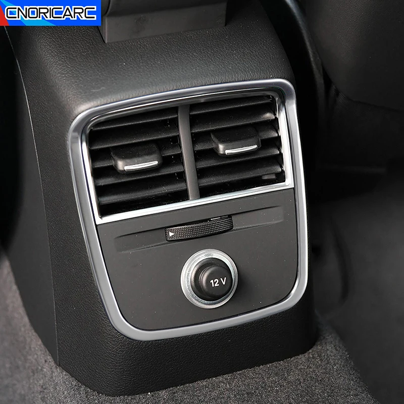 Rear Air Condition Outlet Panel Frame Decoration Vent Strip For Audi A3 ...
